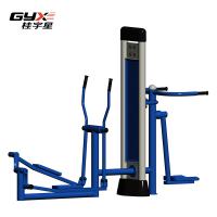 China GYX-X01 Outdoor Hip Twister Fitness Equipment 1650×535×1969mm with 3mm Steel Construction for sale