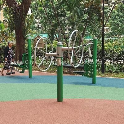 China GYX-A03 Arm Wheel Exercise Equipment 930×1070×1880mm with 3.0mm Steel Construction for Outdoor Fitness for sale