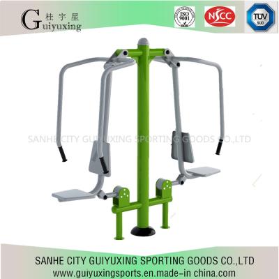 China GYX-A01 Outdoor Chest Press Machine for Two Person 2060×682×1951mm with 3.0mm Steel Construction for sale