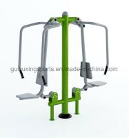 China GYX-A01 Outdoor Chest Press Machine for Two Person 2060×682×1951mm with 3.0mm Steel Construction for sale