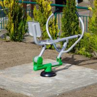 China Outdoor Rowing Fitness Equipment GYX-L38 with 1400×900×830mm Dimensions and 3.0mm Pipe Thickness for sale