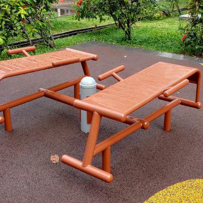China Outdoor Fitness Sit-Up Board with 3.0mm Pipe Thickness and Japanese Bearings for Public Parks for sale