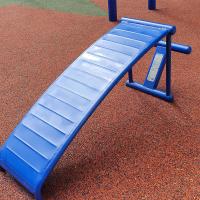 China Outdoor Fitness Sit-Up Board with 3.0mm Pipe Thickness and Japanese Bearings for Public Parks for sale
