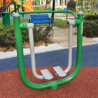 China Outdoor Park Gym Fitness Equipment Single Air Walker 1085x380x1400mm with 3.0mm Pipe Thickness for sale
