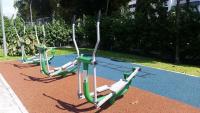 China GYX-A24 Upper Limbs Stretcher Outdoor Fitness Equipment 1200x1200x2350mm with 3.0mm Steel Construction for sale