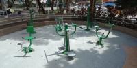 China GYX-A24 Upper Limbs Stretcher Outdoor Fitness Equipment 1200x1200x2350mm with 3.0mm Steel Construction for sale