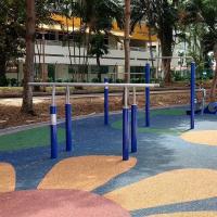 China GYX-A22 Air Turner Outdoor Fitness Equipment 1720x2530mm with 3.0mm Steel Construction for sale