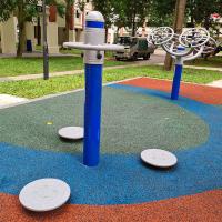 China GYX-A13 Hip Twister Exercise Equipment 1820×1820×1265mm with 3.0mm Steel Construction for Outdoor Fitness for sale