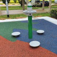 China GYX-A13 Hip Twister Exercise Equipment 1820×1820×1265mm with 3.0mm Steel Construction for Outdoor Fitness for sale