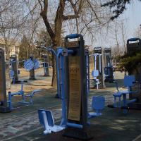 China How to Do The Leg Press Safely-Outdoor Fitness Equipment Leg Press for sale