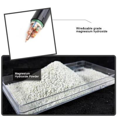 China Industrial Grade Magnesium Hydroxide Flame Retardant for Electric Cable and Wire - 5-11μm Particle Size with ≤0.5% Moisture for sale