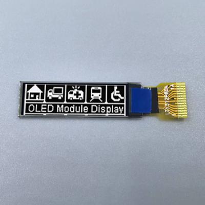 China 0.87 Inch Monochrome OLED Display Industrial Grade 14 Pin IIC 128x32 SSD1312 for sale