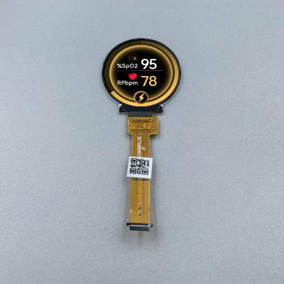 China 0.9 Inch Round IPS Display 128*128 RGB Lcd Round Display 4 Line SPI Interface ST7735S for sale
