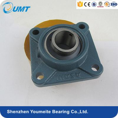 China Chrome Steel Pillow Block Bearings Spherical UCF201 Plastic POM for sale