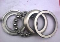 China Heavy Load Bearing Ball Thrust Bearing Steel Brass Nylon Cage for sale