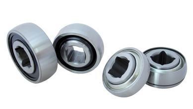 China 202 NPP9 square bore Agricultural Pillow Block Bearings 202NPP9 12.8x38.1x11 mm for sale