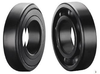 China High Teperature Groove Ball Bearings 6208 2Z/VA208 350 Degree Black Bearing for sale