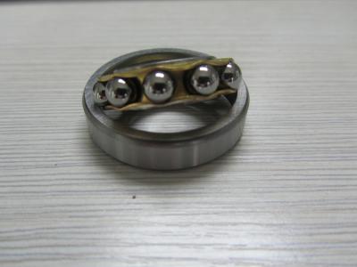 China ABEC -7 P4 E20 Angular Contact Ball Bearing , Brass cage magneto bearing for sale
