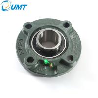 China UCFC206 Pillow Bearing Blocks , Mounted Ball Bearings Grease Lubrication for sale