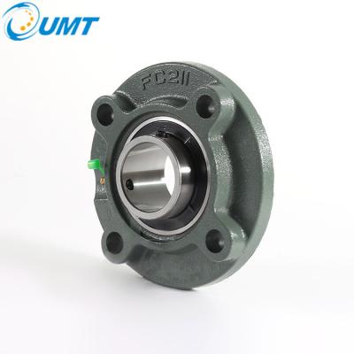 China Anti Corresion Mounted Ball Bearings , UCFC218 High Speed Bearings Cast Housing for sale