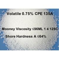 China YAXING CPE 135A Chlorinated Polyethylene Mooney Viscosity ≤96ML 125C Shore Hardness A ≤64% White Powder for sale