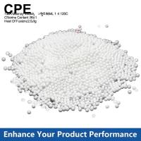China CPE 135A Chlorinated Polyethylene PVC Impact Modifier 35% Chlorine Content ≤96ML Mooney Viscosity for sale