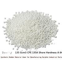 China CPE 135A Chlorinated Polyethylene Density 1.35 g/cm³ Shore Hardness A 64 for Durable Industrial Parts for sale