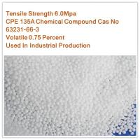 China CPE 135A Chlorinated Polyethylene PVC Impact Modifier Tensile Strength 6.0 MPa Chlorine Content 35 Percent for sale
