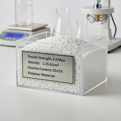 China CPE 135A Chlorinated Polyethylene Tensile Strength 6.0 MPa Chlorine Content 35±1 White Powder for sale