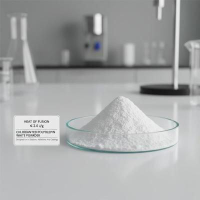 China Chlorinated Polyethylene CPE 135A White Powder Heat of Fusion ≤2.0J/g for Sealants Adhesives Coatings for sale