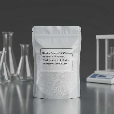 China Chlorinated Polyethylene 135A Polymer 35-37% Chlorine Content 10-15 MPa Tensile Strength for Wire and Cable Insulation for sale