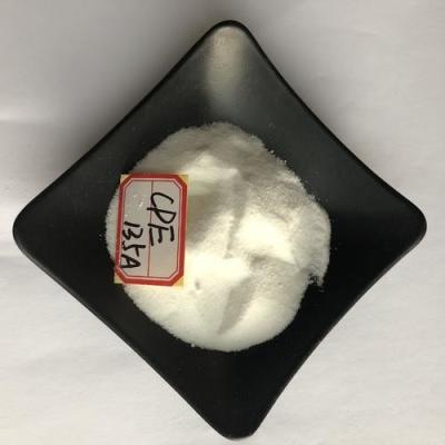 China High Purity Chlorinated Polyethylene 135A PVC Impact Modifier - 35% Chlorine Content, ≥600% Elongation for Rigid Pipes for sale