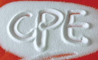 China CPE 135A Chlorinated Polyethylene Plastic Additive with 35% Chlorine Content and ≥600% Elongation for PVC Applications for sale