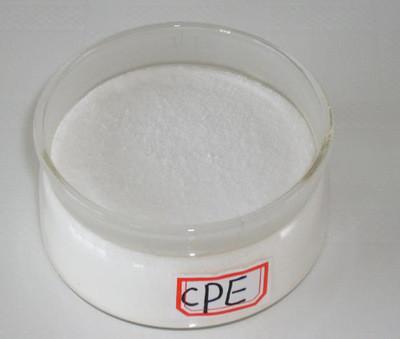 China CPE 135A Chlorinated Polyethylene PVC Processing Aid - 35% Chlorine Content, ≥600% Elongation for Sheet Manufacturing for sale