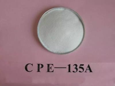 China Chlorinated Polyethylene CPE 135A Impact Modifier 35% Chlorine Content for PVC Processing for sale