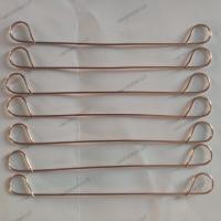 China 1.1mm Copper Coated Double Loop Welded Wire Ties for tying rebar for sale