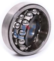 China Double Row Self Aligning Radial Ball Bearing 1201 Open Ball Bearing Normal Clearance for sale