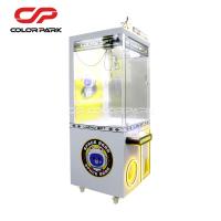 China Colorful Park Coin Operated Crane Claw Machine 90x80x200cm CE Certified Amusement Vending for sale
