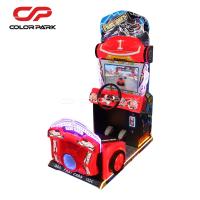 China CE Certified Children Coin Operated Racing Arcade Game Machine 80x90x205cm Indoor Amusement for sale