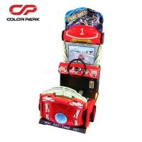 China CE Certified Children Coin Operated Racing Arcade Game Machine 80x90x205cm Indoor Amusement for sale