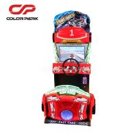 China CE Certified Children Coin Operated Racing Arcade Game Machine 80x90x205cm Indoor Amusement for sale