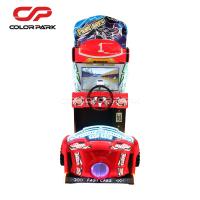 China CE Certified Children Coin Operated Racing Arcade Game Machine 80x90x205cm Indoor Amusement for sale