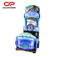 China Children Coin Operated Racing Arcade Game Machine 80x90x205cm Indoor Amusement for sale