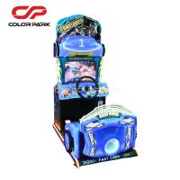 China Children Coin Operated Racing Arcade Game Machine 80x90x205cm Indoor Amusement for sale