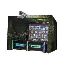 China Colorful Park Coin Operated Crane Claw Machine 80x90x205cm with LED Lighting and CE Certification for sale