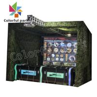 China Colorful Park Coin Operated Crane Claw Machine 80x90x205cm with LED Lighting and CE Certification for sale