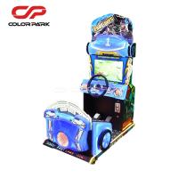 China Plastic Coin Operated Racing Arcade Game 90x80x200cm Indoor Entertainment Machine for sale