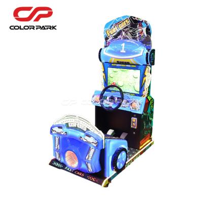 China Plastic Coin Operated Racing Arcade Game 90x80x200cm Indoor Entertainment Machine for sale
