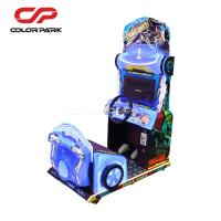 China Plastic Coin Operated Racing Arcade Game 90x80x200cm Indoor Entertainment Machine for sale
