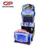 China Plastic Coin Operated Racing Arcade Game 90x80x200cm Indoor Entertainment Machine for sale